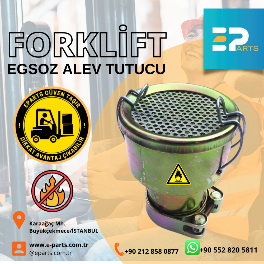 Luigong Forklift Egsoz Alev Tutucu Fiyatı
